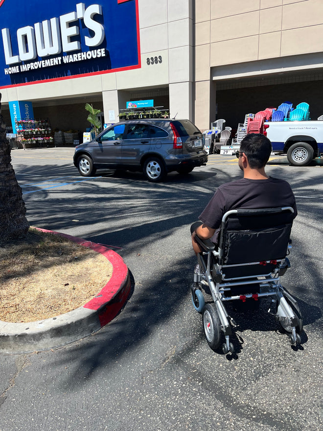 Lightweight Foldable Electric Wheelchair - EZ Lite Cruiser